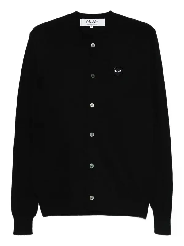 Play Comme Des Garcon Logo-patch Cardigan