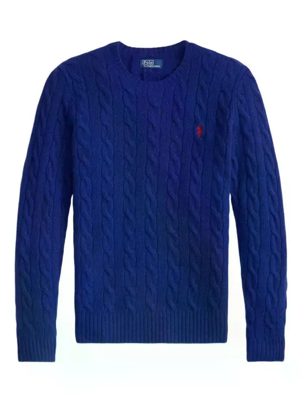 Polo Ralph Lauren Cable-knit Wool Pullover - Blue