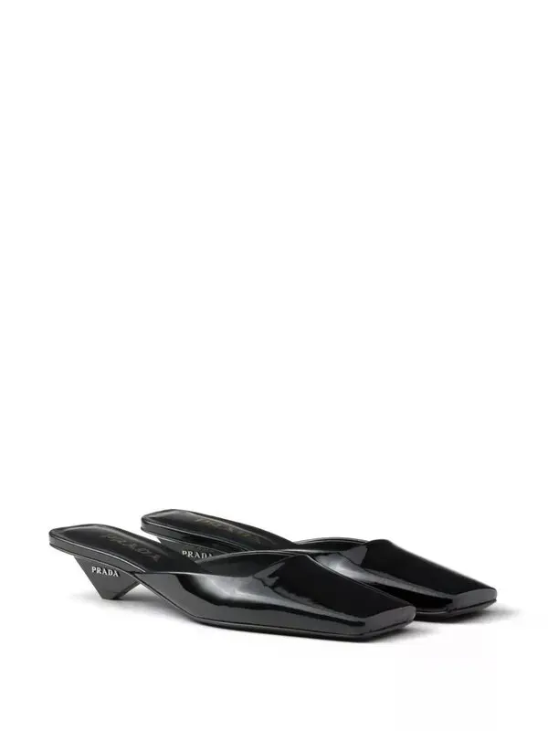 Prada 35mm Patent Leather Mules