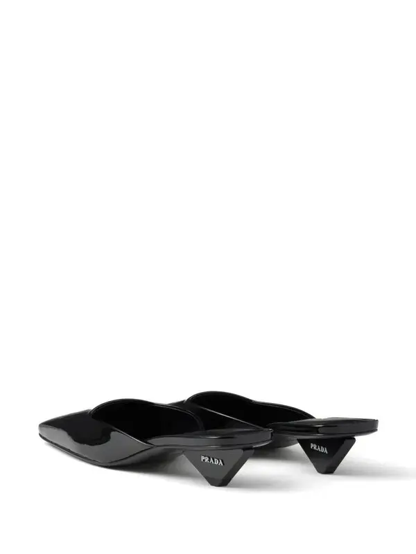 Prada 35mm Patent Leather Mules
