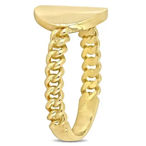 JULIANNA B. 14k Yellow Gold Disc Braided Ring