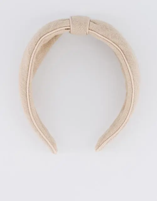 Alexandre De Paris Linen Sahara Headband