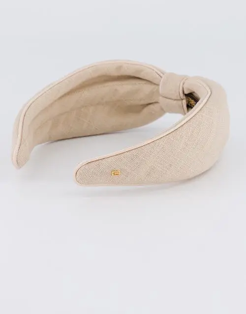 Alexandre De Paris Linen Sahara Headband