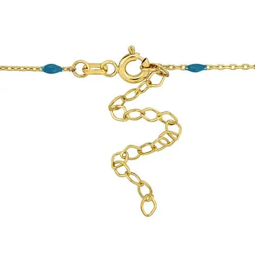 JULIANNA B. Enamel Star Station Necklace - Blue