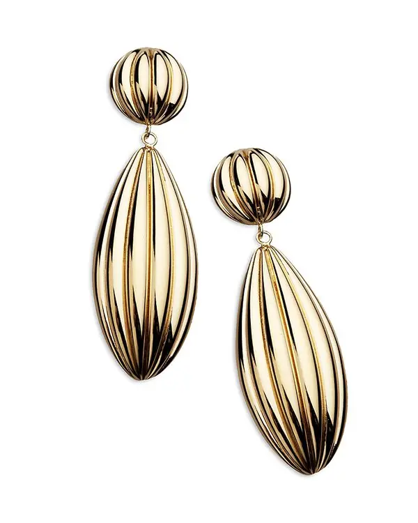 Jennifer Zeuner Jewelry Lucinda Drop Earrings - Gold