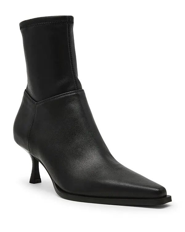Steve Madden Stasia Mid-heel Ankle Boots - Black