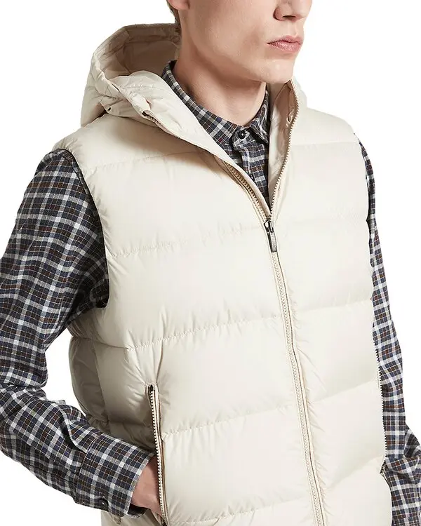 Peserico Hooded Puffer Vest