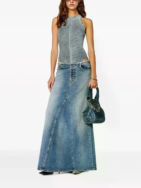 DIESEL® M-tansy Sleeveless Denim Bodysuit