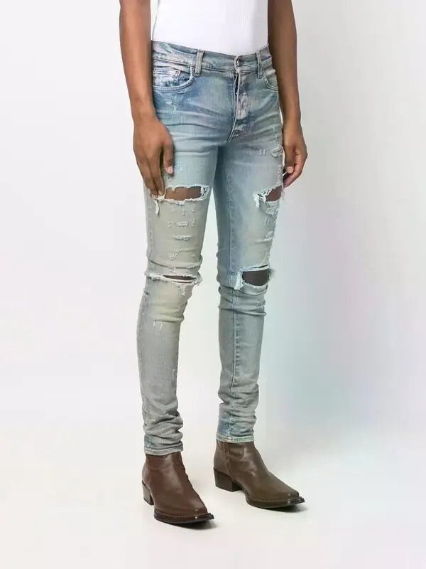 Amiri Distressed Skinny Jeans
