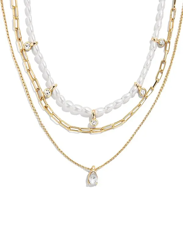 Baublebar Layered Imitation Necklace - Pearl