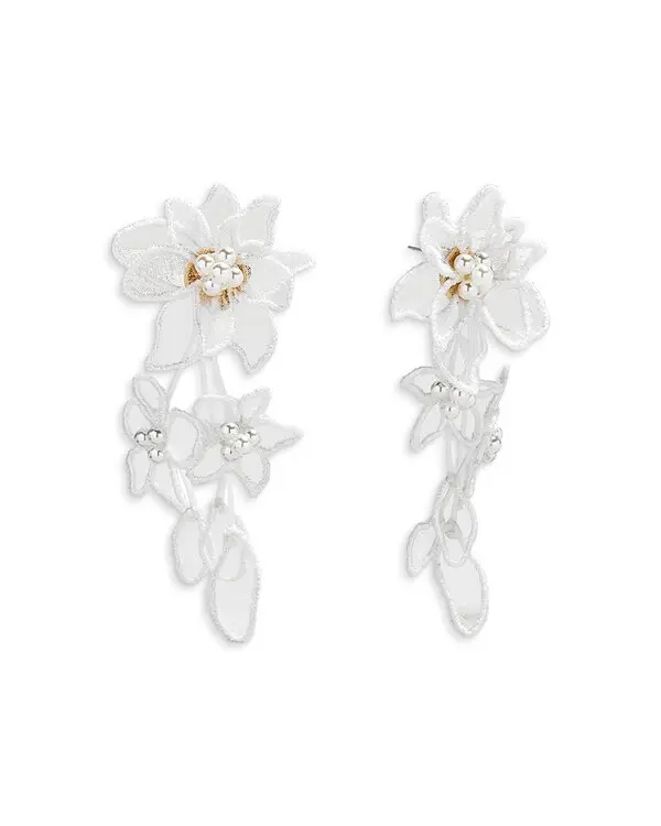 Baublebar Elsie Floral Earrings - White