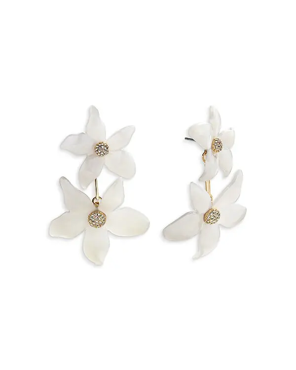 Baublebar Faye Floral Earrings - White