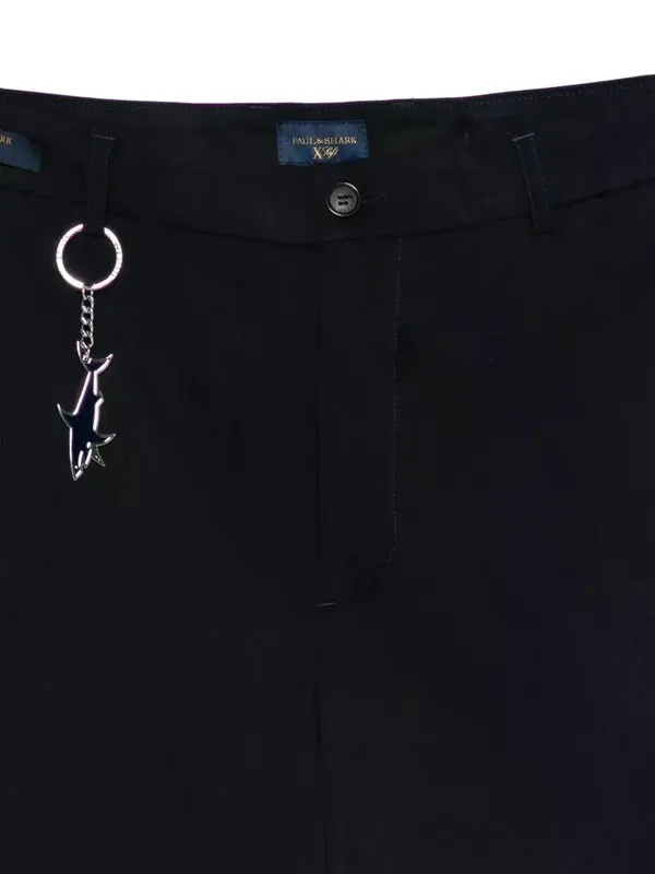 Paul & Shark Shark Keychain Shorts - Black