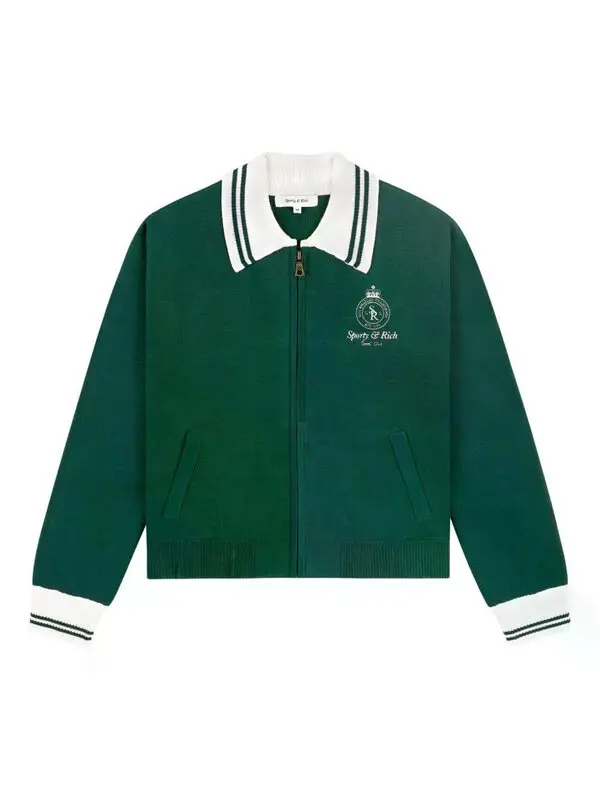 SPORTY & RICH Zip-up Track Jacket