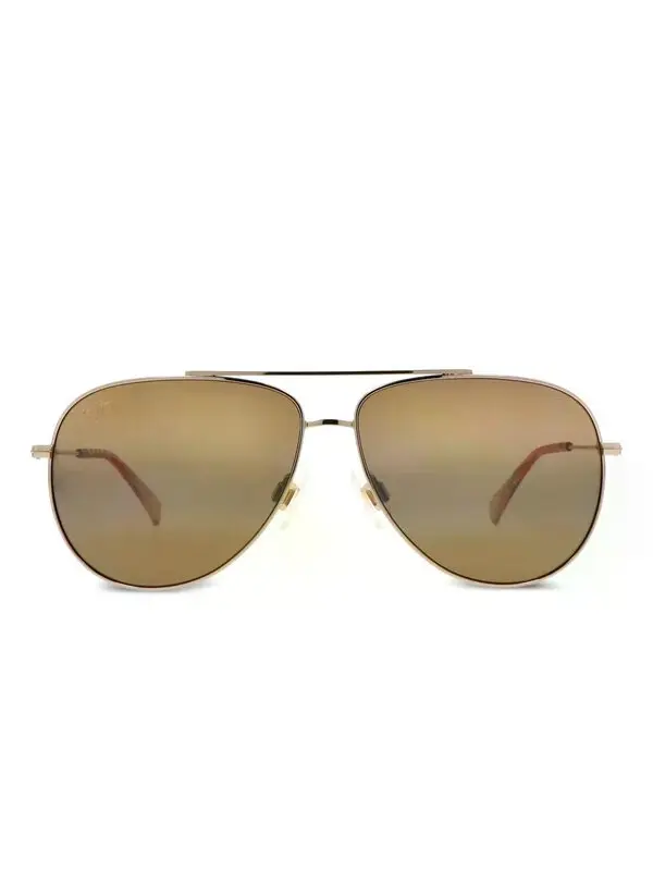 Maui Jim Hauoli Metal-frame Sunglasses - Grey