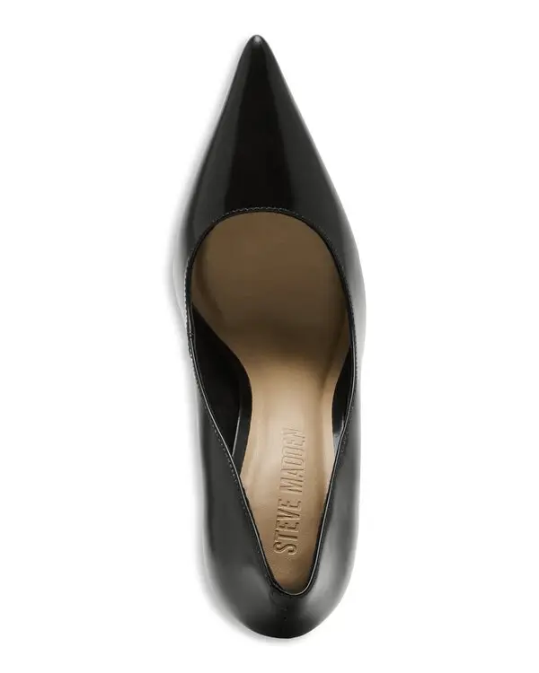 Steve Madden Noir Pumps - Black Leather