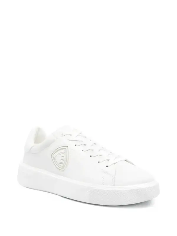 BLAUER. Buck07/lea Leather Sneakers - White