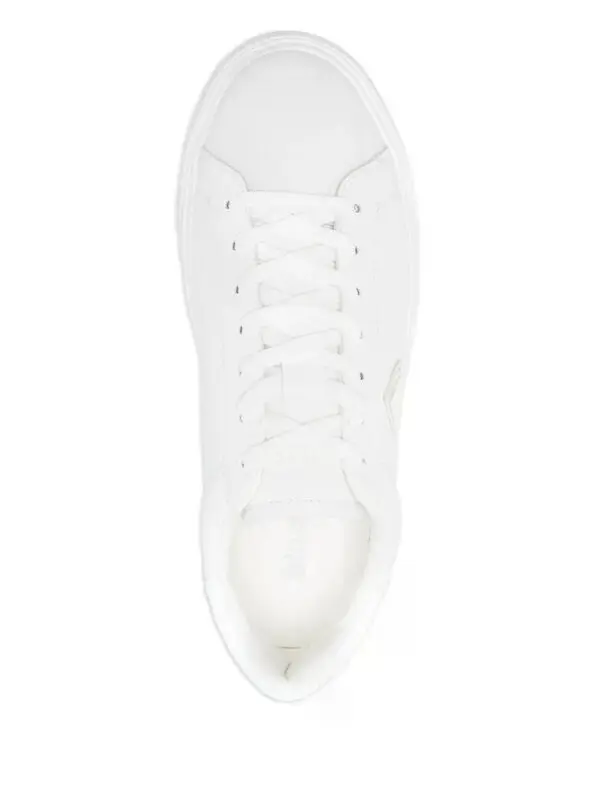 BLAUER. Buck07/lea Leather Sneakers - White
