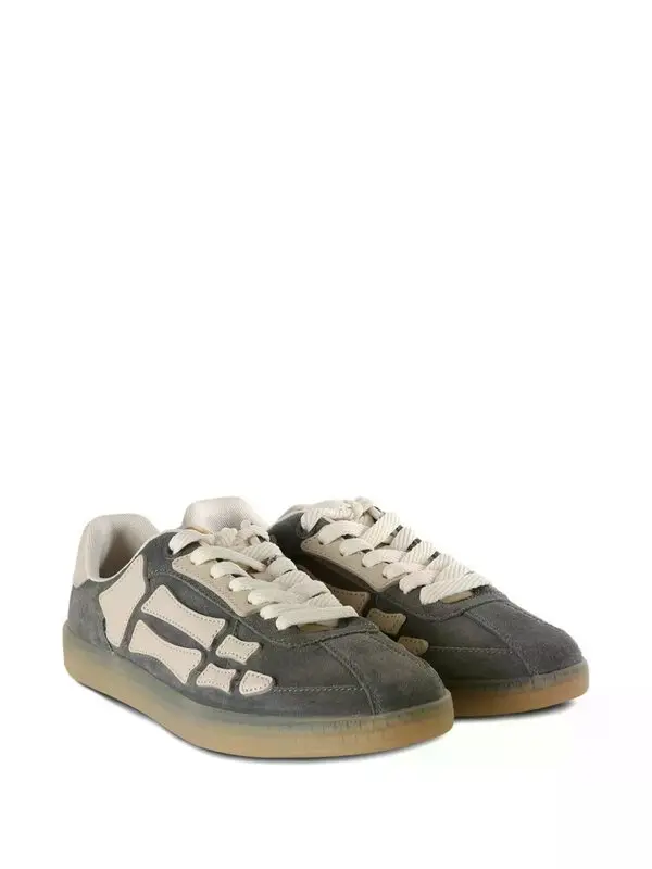 Amiri Pacific Bones Suede Sneakers - Grey
