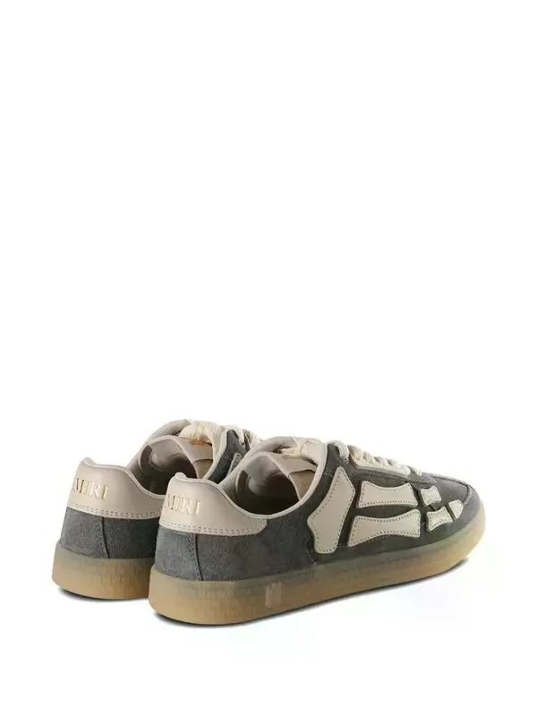 Amiri Pacific Bones Suede Sneakers - Grey