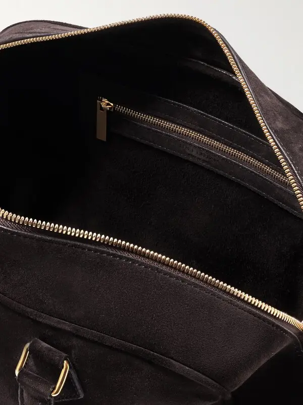 NILI LOTAN Jaclyn Suede Tote - Brown