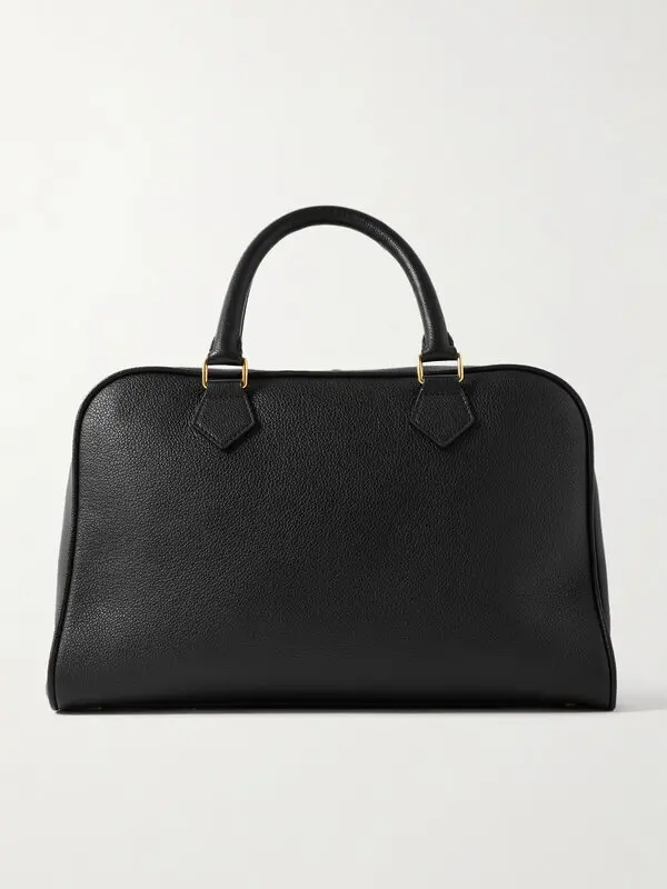 NILI LOTAN Jaclyn Textured-leather Tote - Black