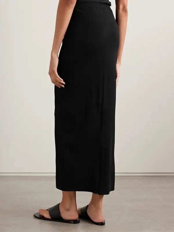 LA LIGNE Knitted Midi Skirt