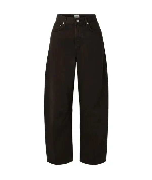 Citizens Of Humanity Miro Mid-rise Barrel-leg Jeans - Brown