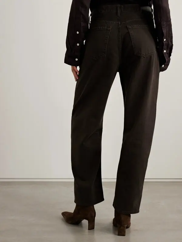 Citizens Of Humanity Miro Mid-rise Barrel-leg Jeans - Brown