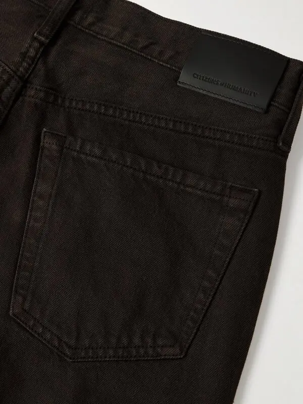 Citizens Of Humanity Miro Mid-rise Barrel-leg Jeans - Brown