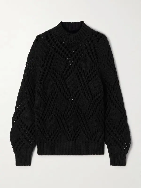JIL SANDER Open-knit Wool Sweater