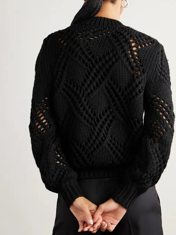 JIL SANDER Open-knit Wool Sweater
