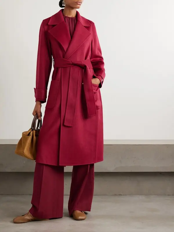 JOSEPH - Arline Belted Wool And Cashmere-Blend Coat