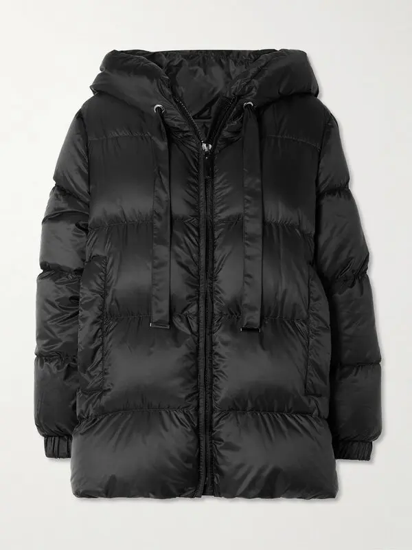 Max Mara The Cube Seia Hooded Padded Shell Down Coat