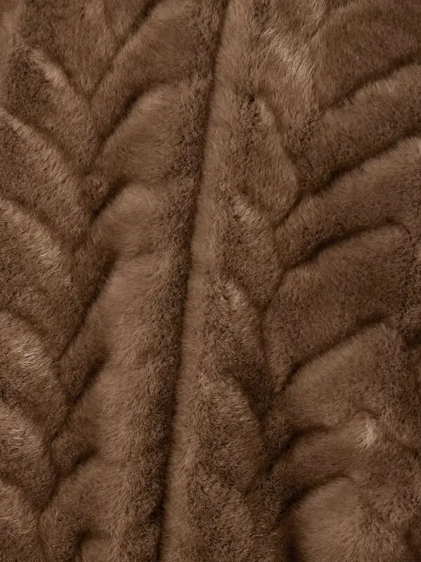 Balenciaga Embossed Fleece Bomber Jacket