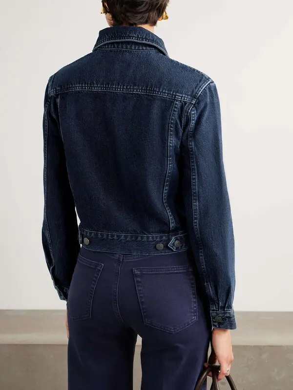 FRAME Sharp Denim Jacket - Dark Denim