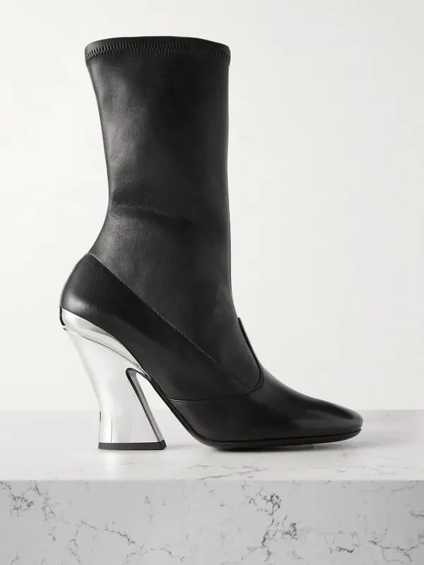 Givenchy Stretch-leather Ankle Boots - Black