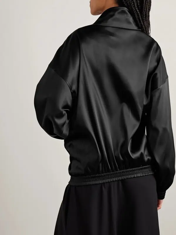 Balenciaga Satin Track Jacket