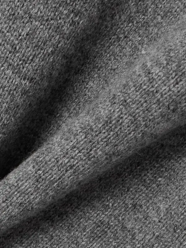 JIL SANDER Wool And Cashmere-blend V-neck Sweater - Gray