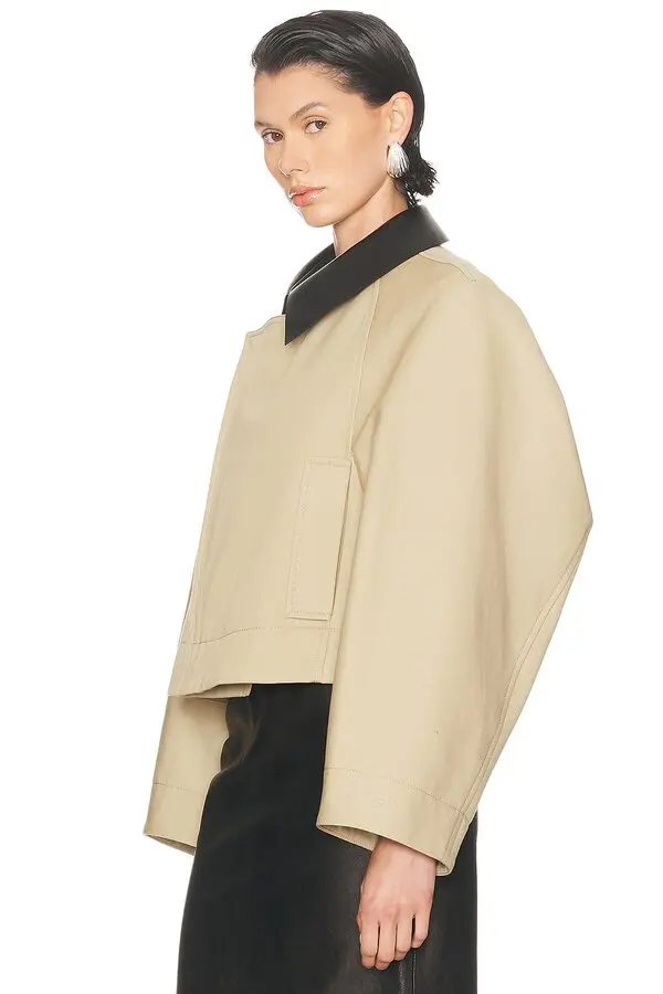 Givenchy Short Zipped Caban Jacket - Beige