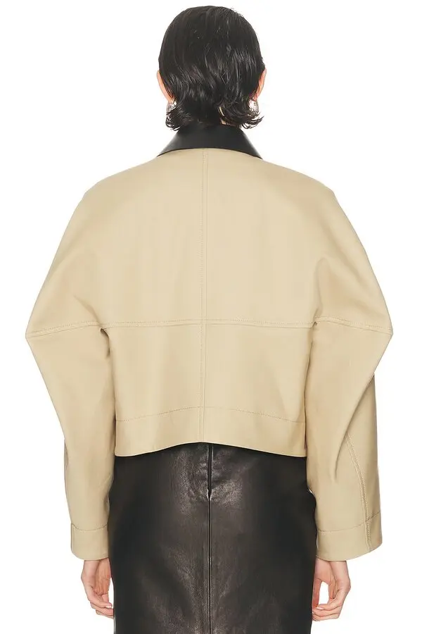 Givenchy Short Zipped Caban Jacket - Beige