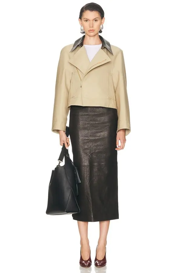 Givenchy Short Zipped Caban Jacket - Beige