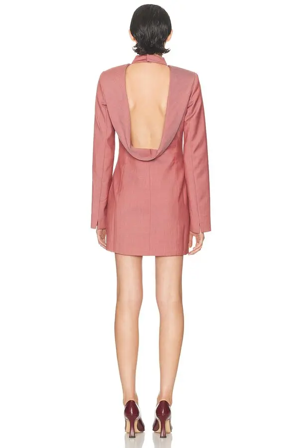 SEV Open Back Blazer Dress