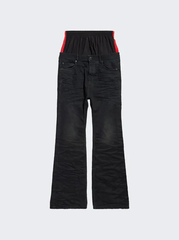 Balenciaga Layered Flare Jeans