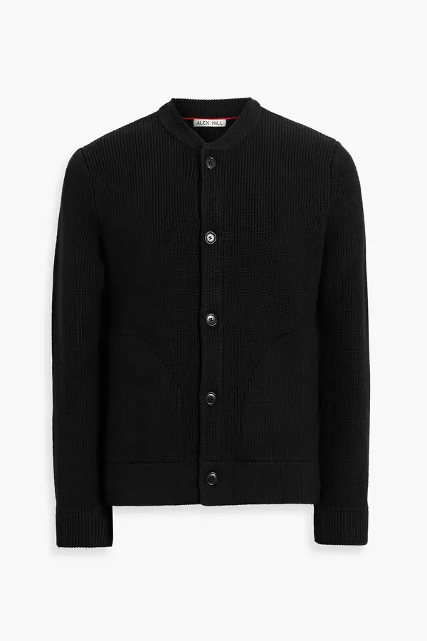ALEX MILL Donny Ribbed Wool Cardigan