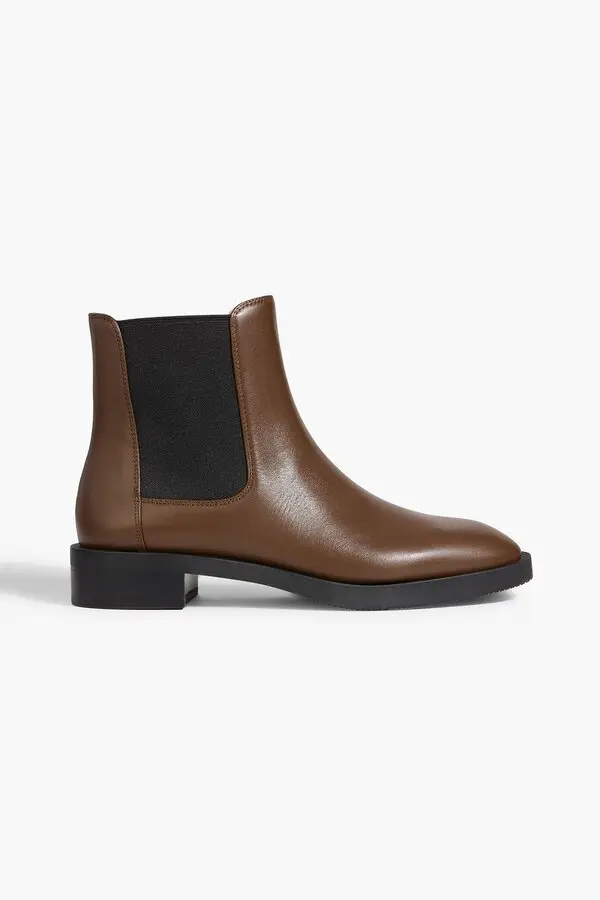 STUART WEITZMAN Sondra Leather Chelsea Boots - Brown