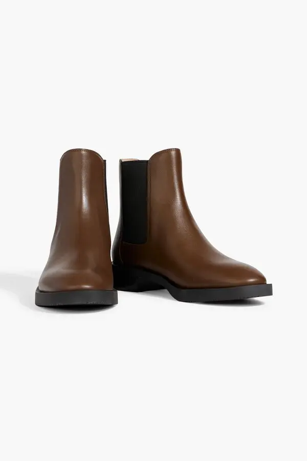 STUART WEITZMAN Sondra Leather Chelsea Boots - Brown