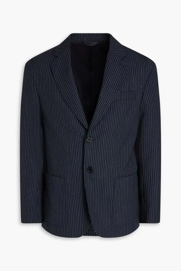 Officine Générale Michel Pinstriped Wool Blazer