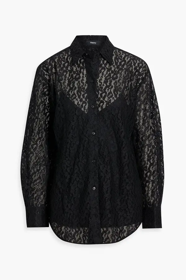 Theory Corded Lace Shirt