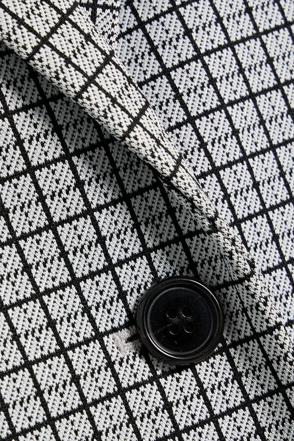 Theory Checked Jacquard Blazer